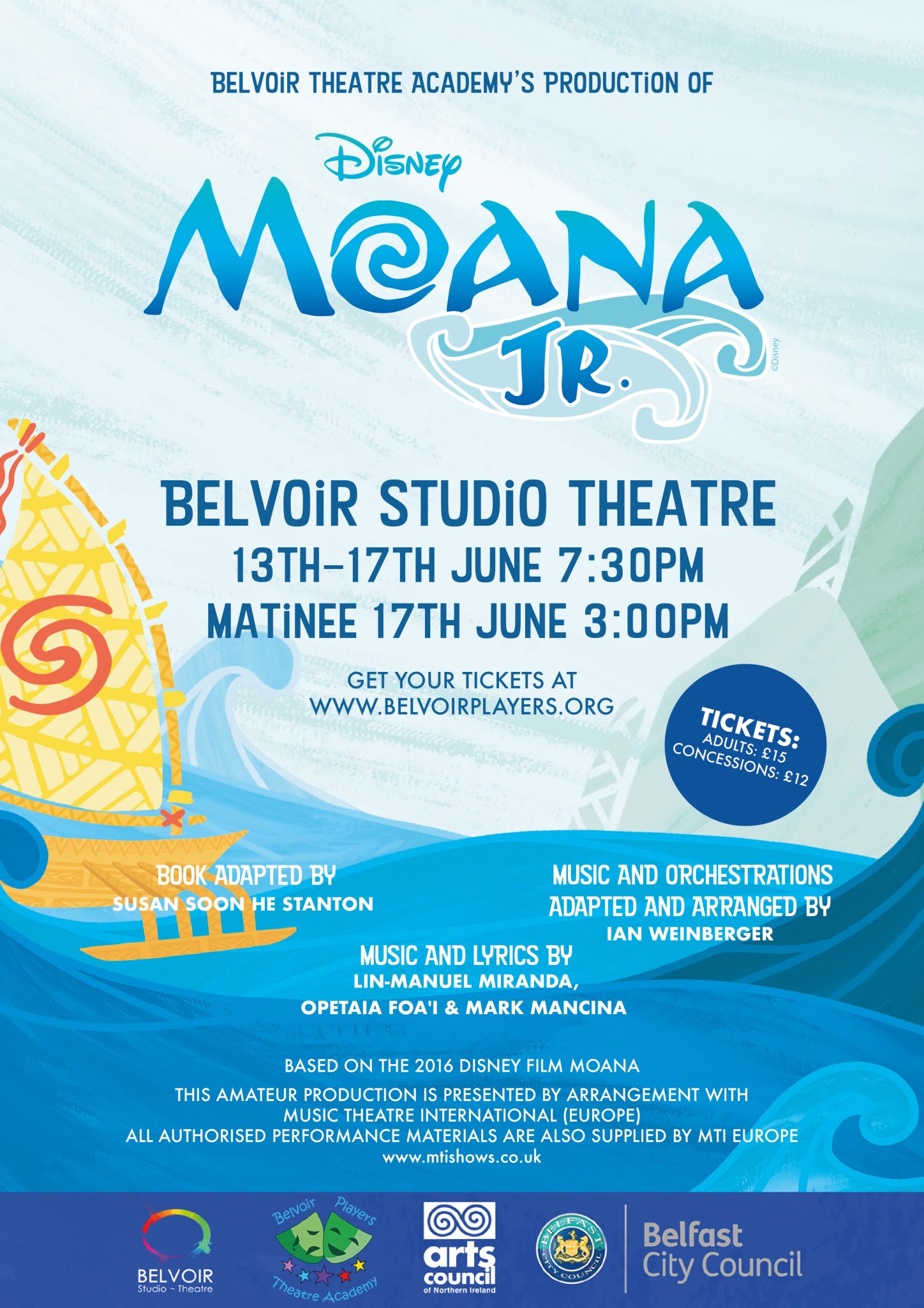 Disney Moana Jr – Belvoir