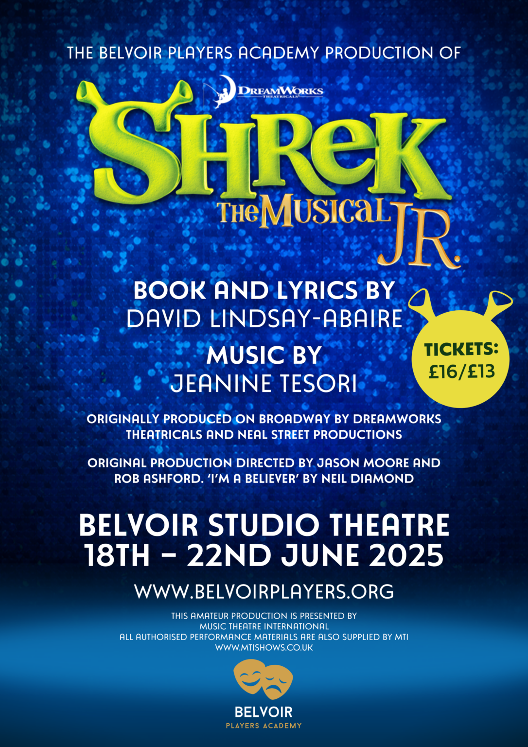 Shrek The Musical Jr. – Belvoir