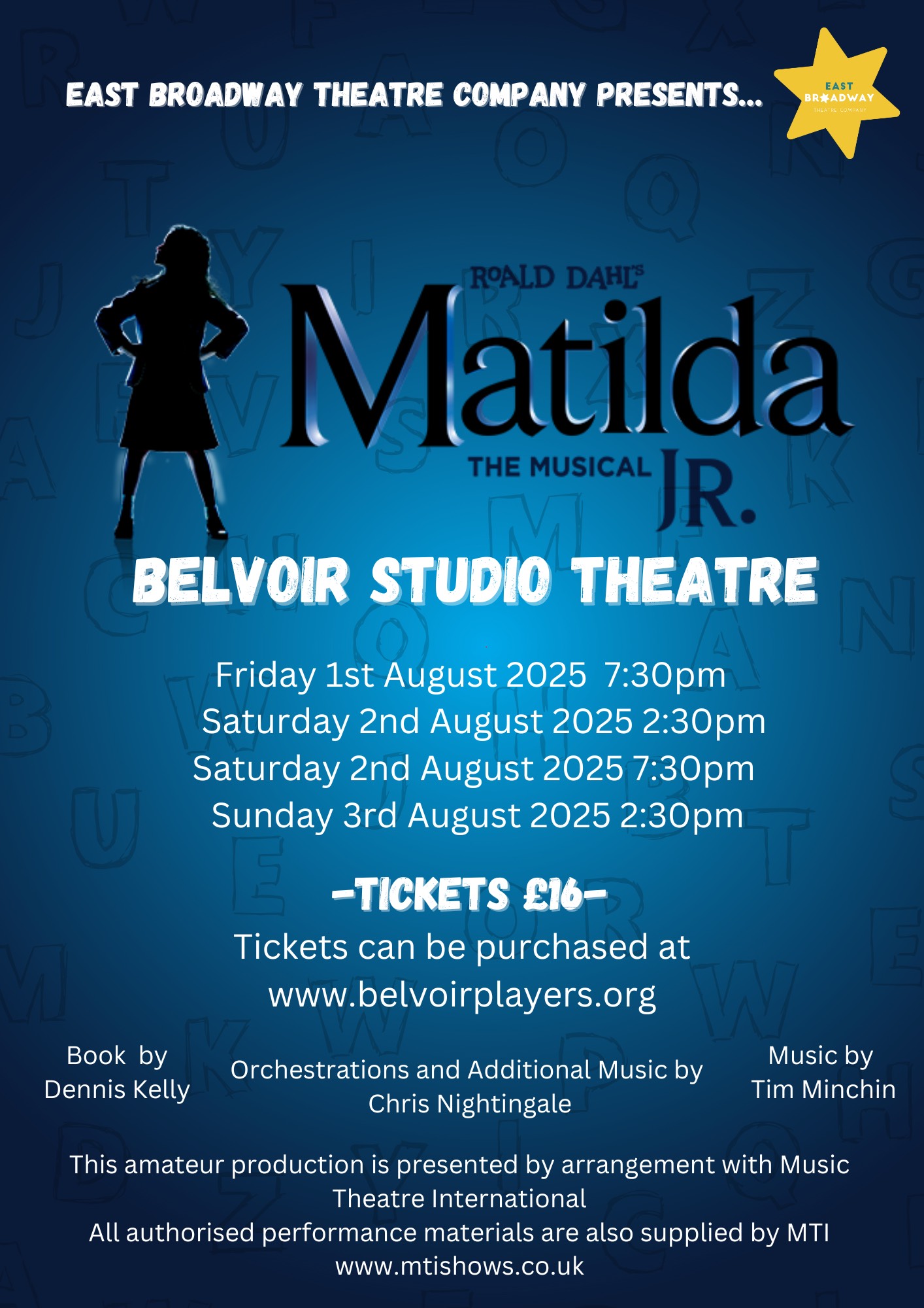 Matilda The Musical Jr – Belvoir