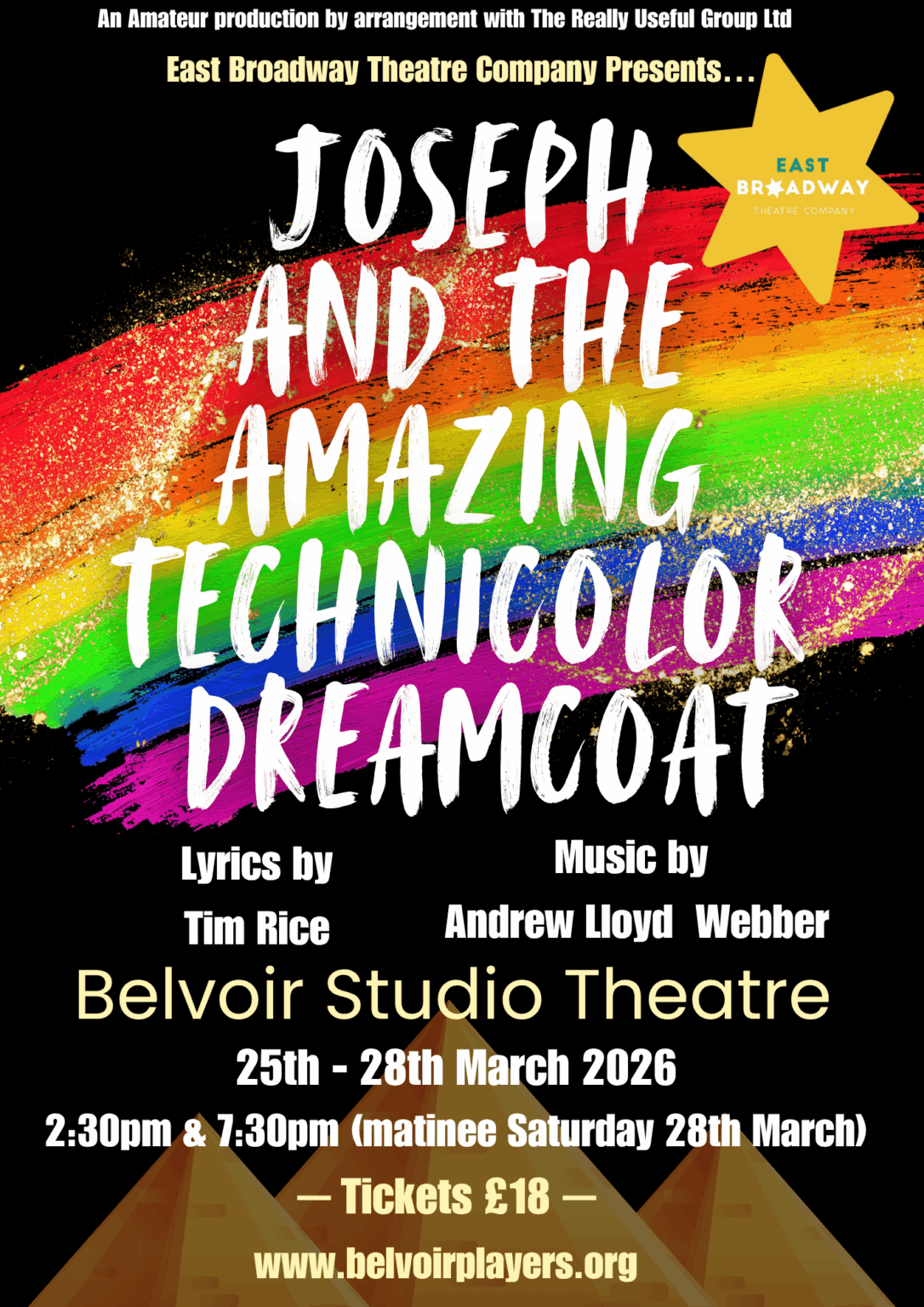 Joseph and the Amazing Technicolor Dreamcoat – Belvoir